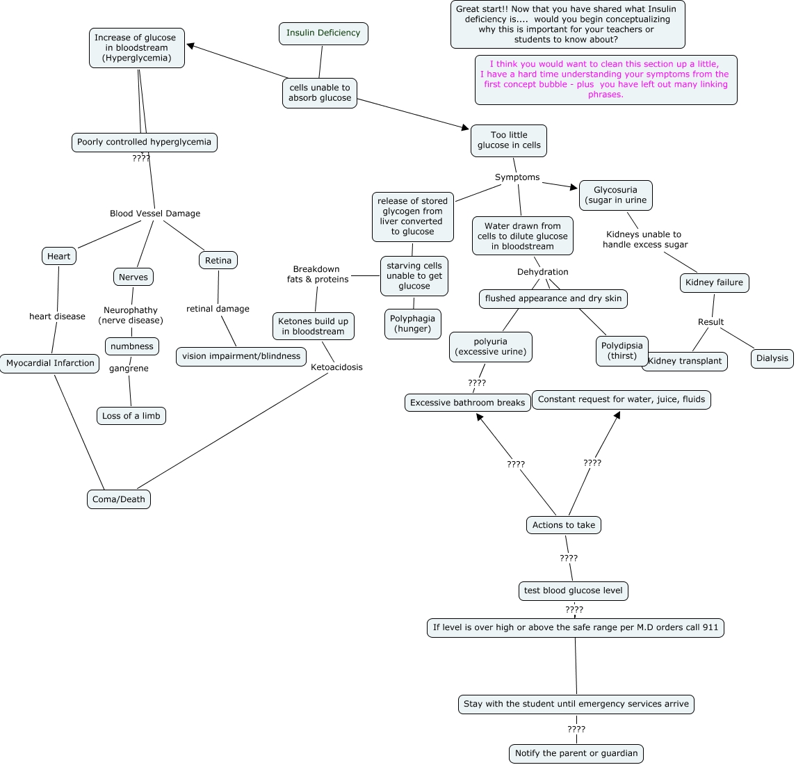 Insulin Deficiency Cmap final - What happens during hyperglycemia